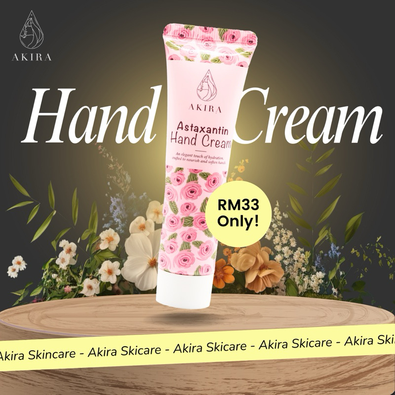 AKIRA ASTAXANTIN HAND CREAM 30ML | Shopee Malaysia