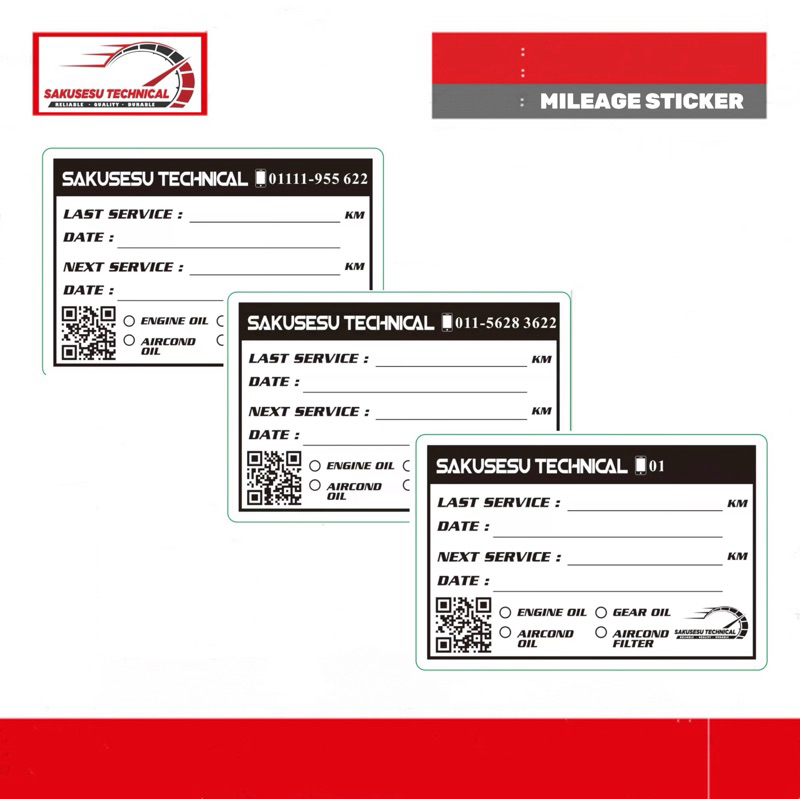 High Quality Car Mileage Sticker (1 pcs) | Shopee Malaysia