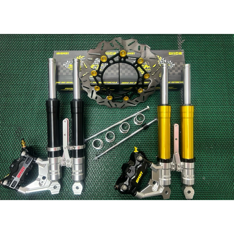 NMAX V3 / NVX V1/V2 SMRT RACING CNC Front Fork Set Modified (Fork ...