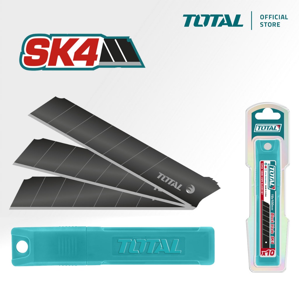 TOTAL Knife Blades Set Replacement Blades Suitable for Snap Off Blade ...