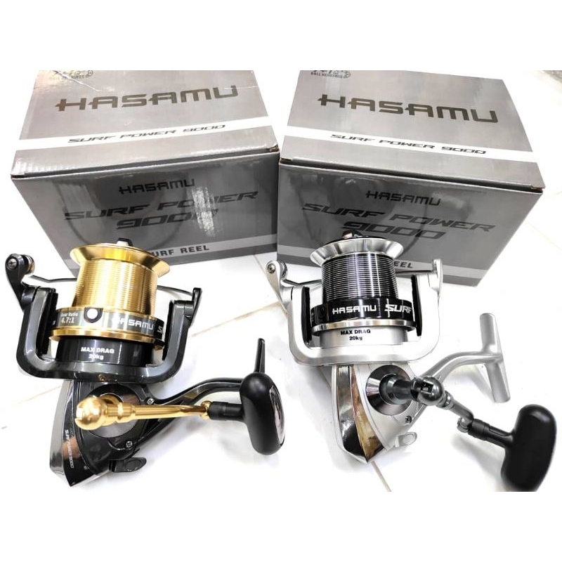 MESIN PANTAI HASAMU SURF POWER 9000 LONG CAST SURF REELS 26132672 ...