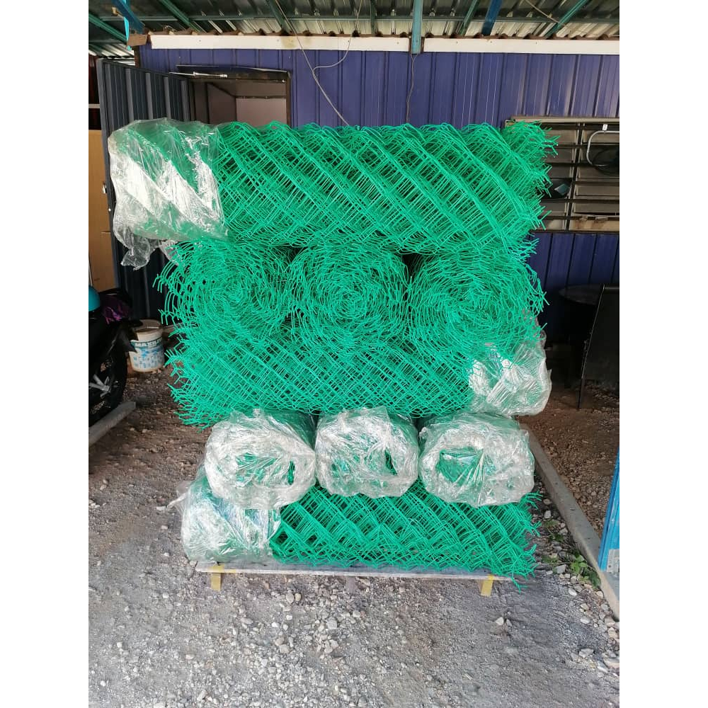 PVC COATED CHAIN LINK (Pagar Hijau) | Shopee Malaysia