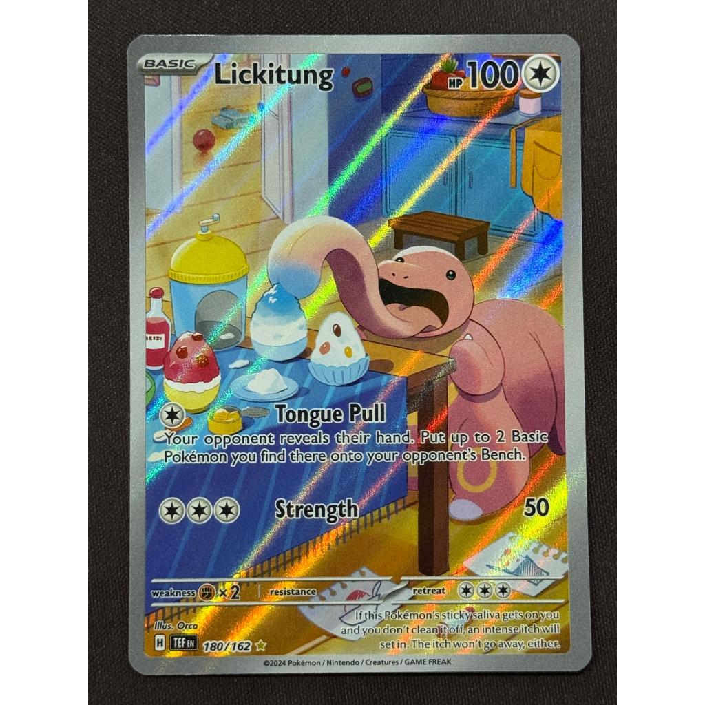 Pokemon Lickitung - 180/162 - Illustration Rare | Shopee Malaysia
