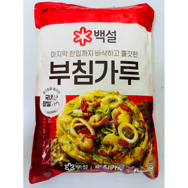 Korean CJ Beksul Pancake Mix 1kg Frying Mix powder 1kg Non-Halal ...