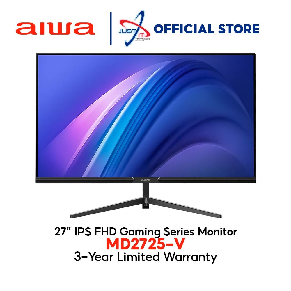 AIWA MD2725-V 27" GAMING MONITOR ( 27" IPS FHD / 1MS / 180HZ / HD MI ...