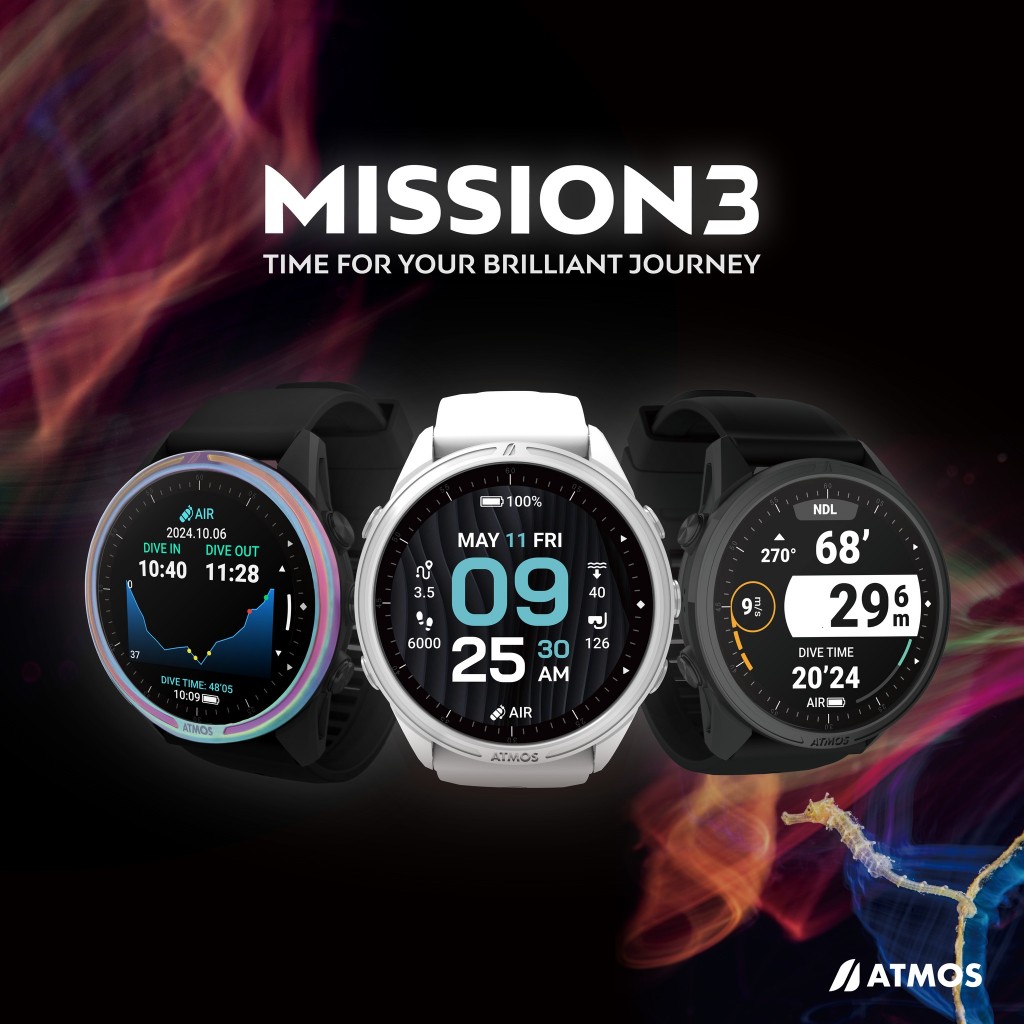 Atmos Mission 3 Dive Computer Scuba Diving Free Diving | Shopee Malaysia