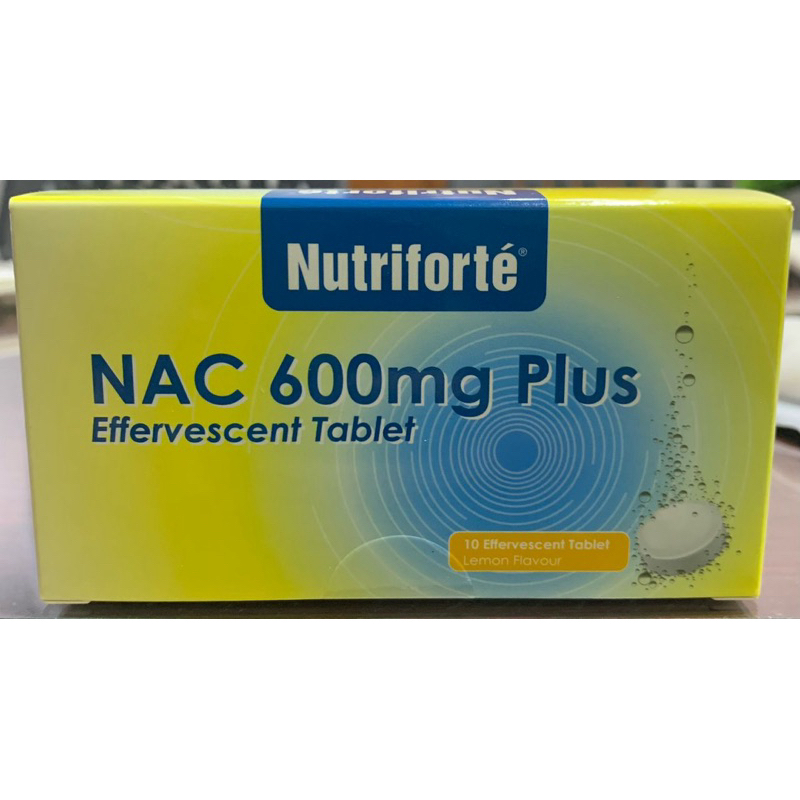 NUTRIFORTE NAC 600mg PLUS 10'S | Shopee Malaysia