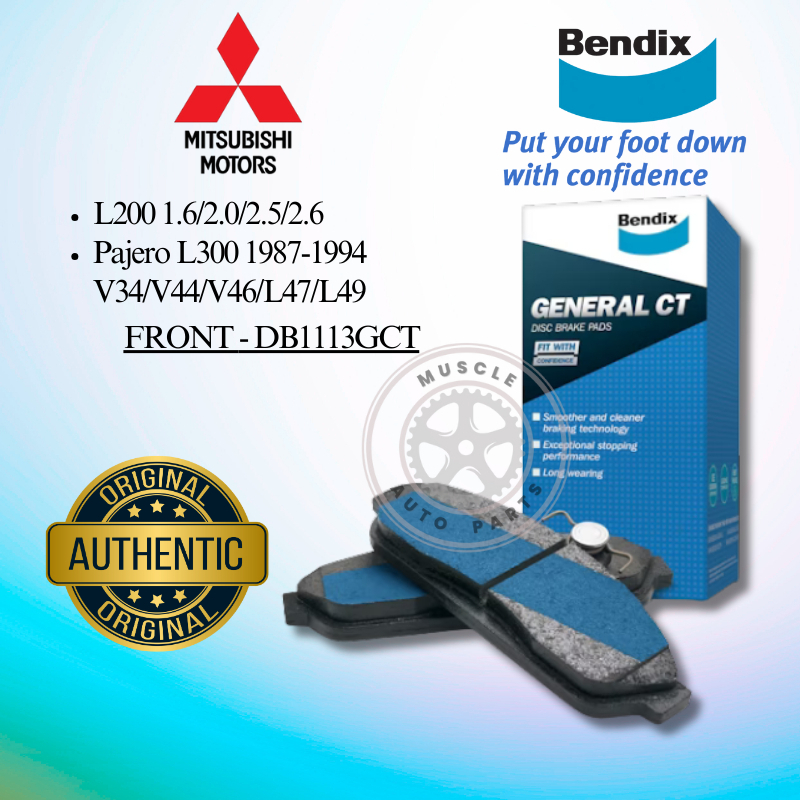 Mitsubishi L200 1986 -1992, Pajero L300 1987 -1994 Front Brake Pad ...