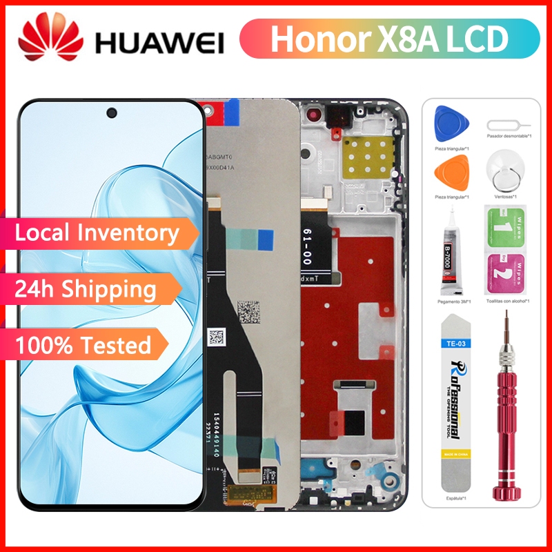 Original LCD with Frame For HONOR X8A CRT-LX2/HONOR X50I/HONOR 90 LITE 5G LCD Touch Screen ...