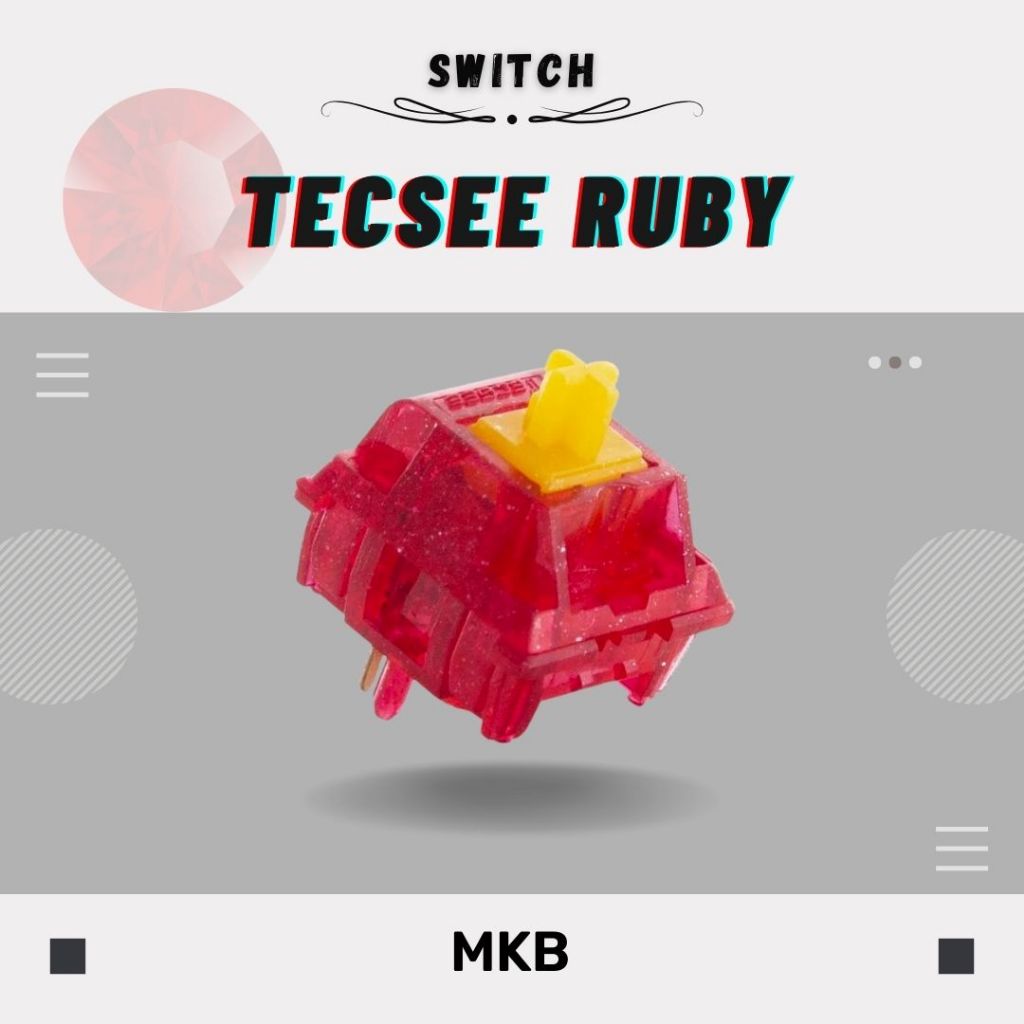 Tecsee Ruby V2 Linear Switch for Mechanical Keyboards | Shopee Malaysia