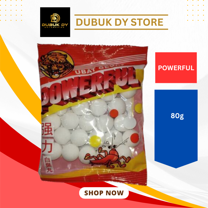 POWERFUL Ubat Gegat (80g) SESUAI UNTUK MENGHALAU LIPAS | Shopee Malaysia