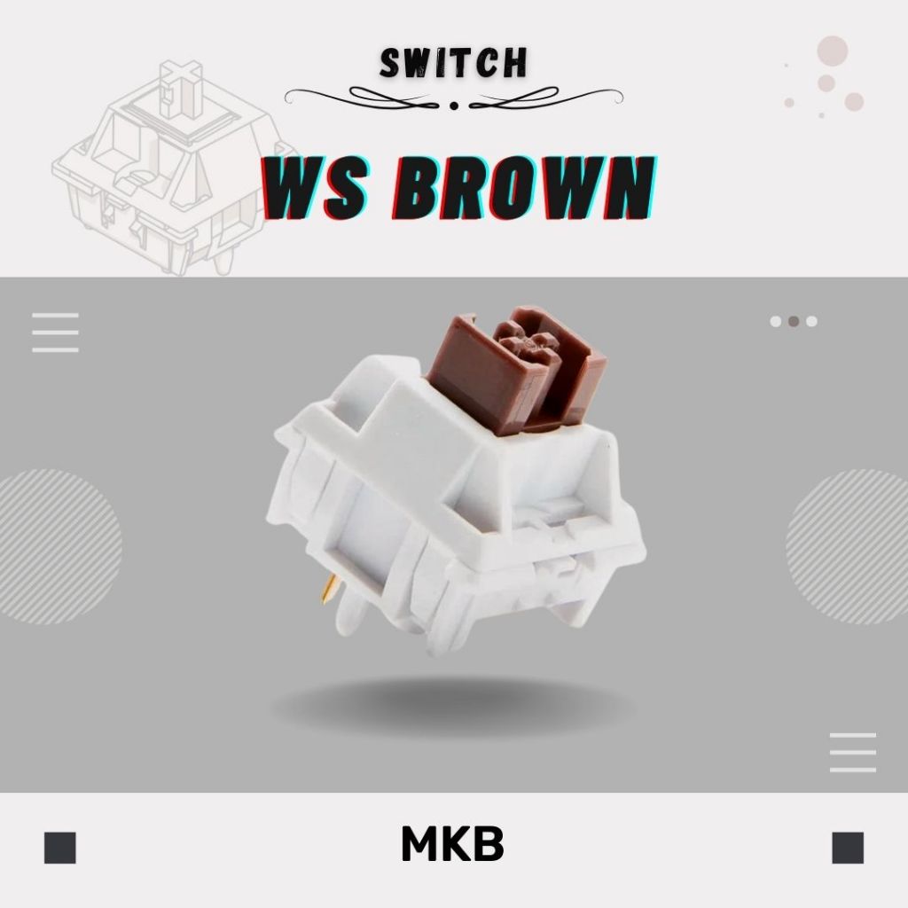 Wuque Studio WS Brown Tactile Switch For Mechanical Keyboards | Shopee ...