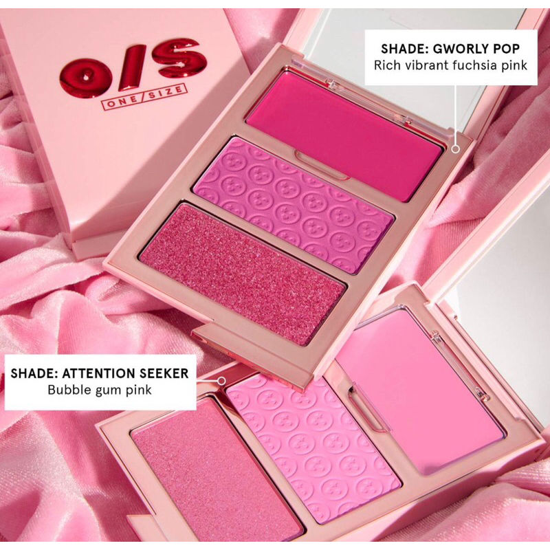 ONE/SIZE Cheek Clapper 3D Blush Trio 💯 Authentic | Shopee Malaysia