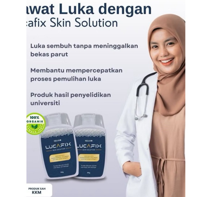 ORIGINAL Lucafix - Skin Solution | Luka eczema | Gata | Luka Ulser Kaki ...