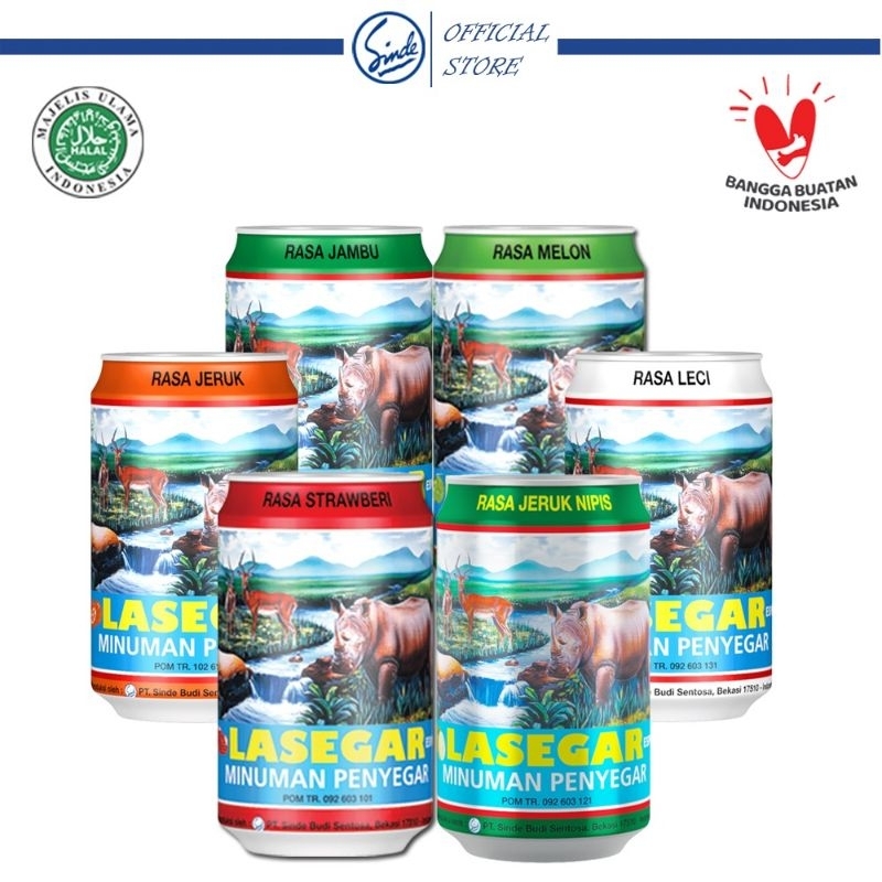 Lasegar Minuman Penyegar Rasa Buah-Buahan kemasan Kaleng 320ml ...