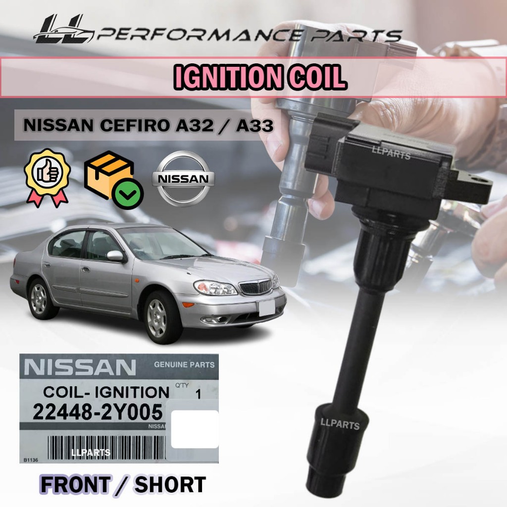 Original Nissan Cefiro A32 A33 2002-2009 Ignition Coil Engine Plug Coil ...