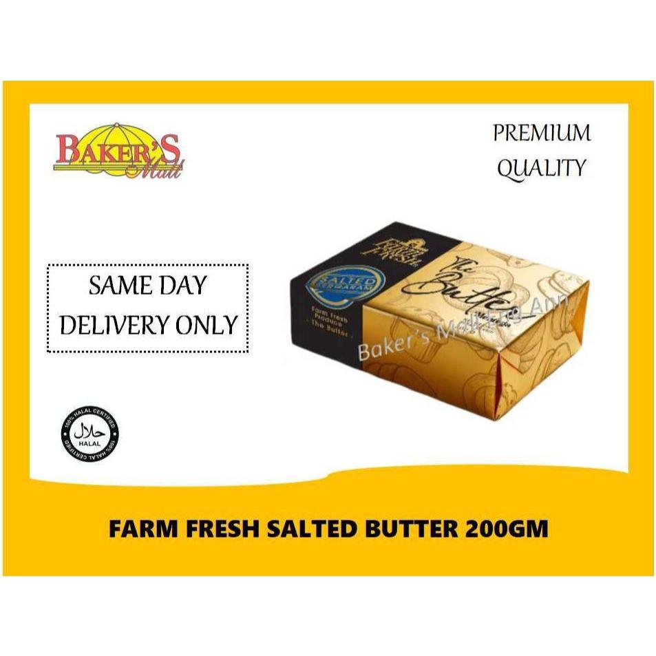 [SAME DAY DELIVERY ONLY] Farm Fresh Salted / Unsalted Butter 200gm ...