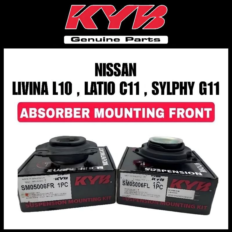 BF NISSAN LIVINA L10 L11 LATIO C11 SYLPHY G11 , NV200 DEPAN/FRONT KYB ...