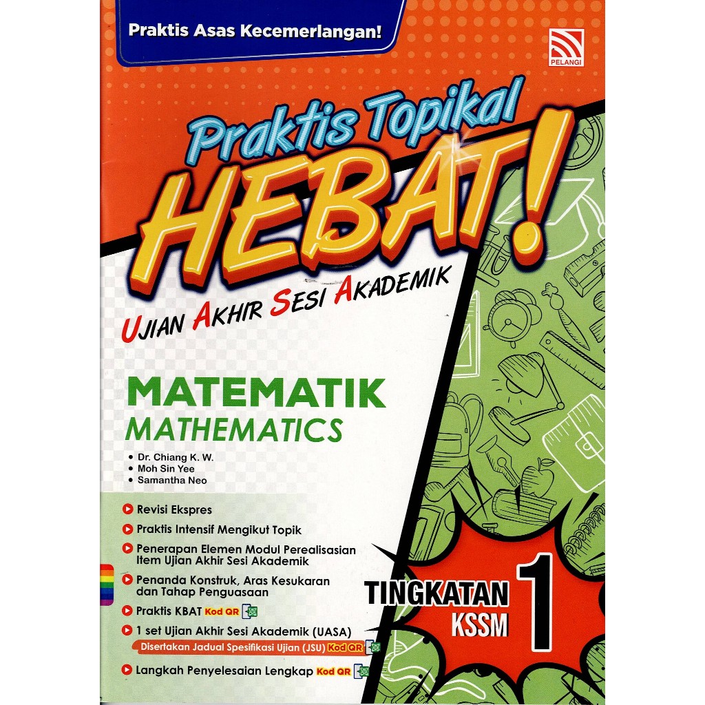 BUKU LATIHAN ( 2025 ) : PRAKTIS TOPIKAL HEBAT ! UASA MATEMATIK & MATHEMATICS TINGKATAN 1 KSSM ...