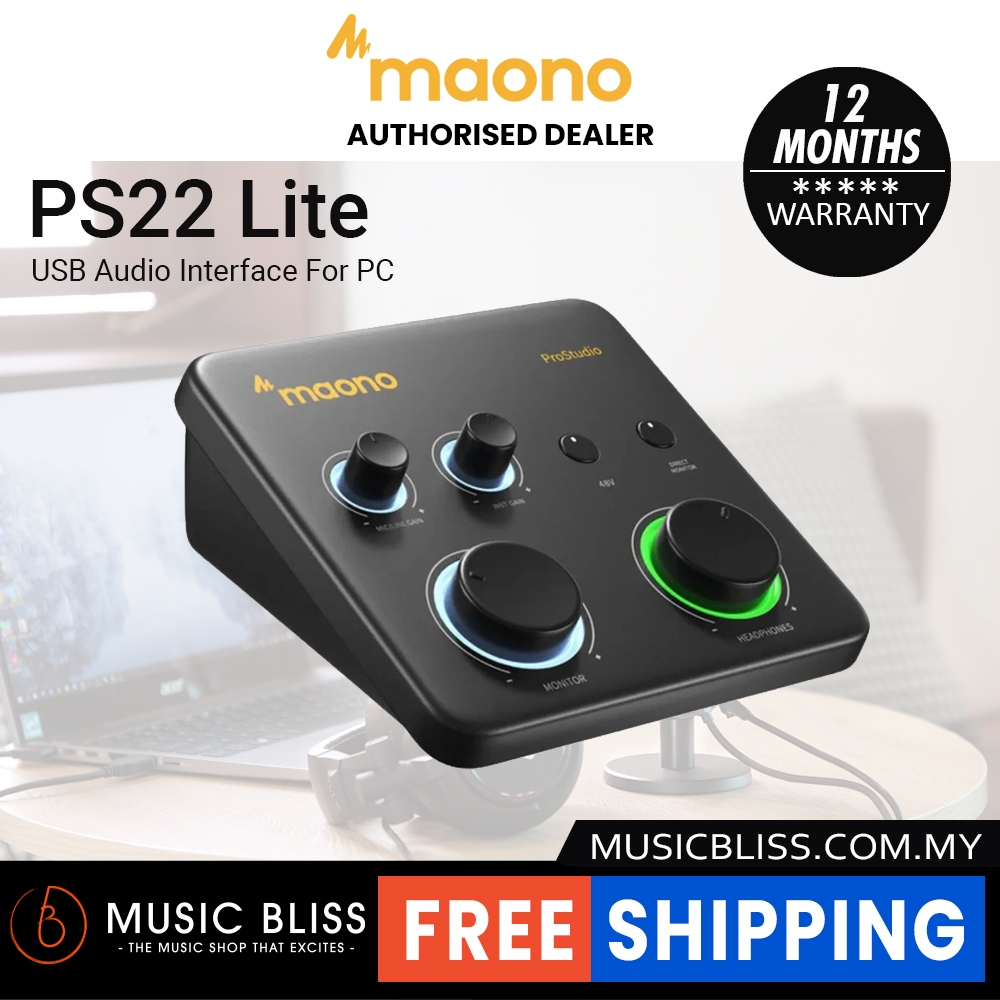 MAONO PS22 Lite USB Audio Interface For PC (PS-22) | Shopee Malaysia