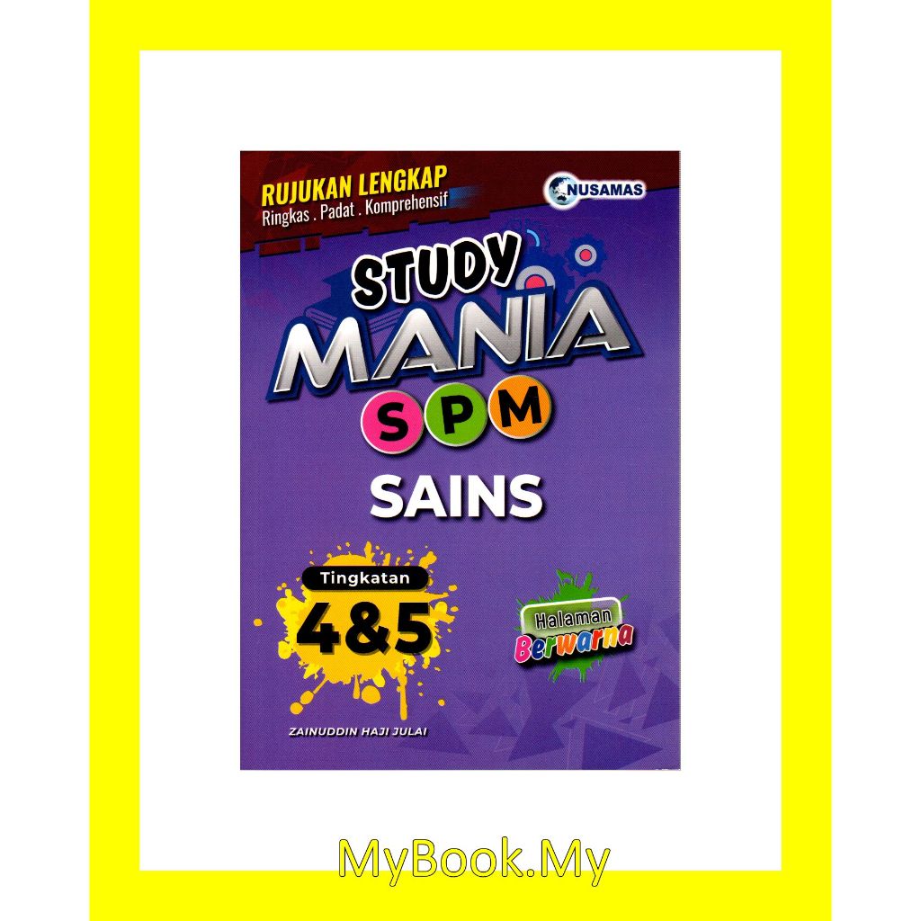 *BARU* MyB Buku Rujukan/Nota : Sains - Study Mania SPM Tingkatan 4&5 ...