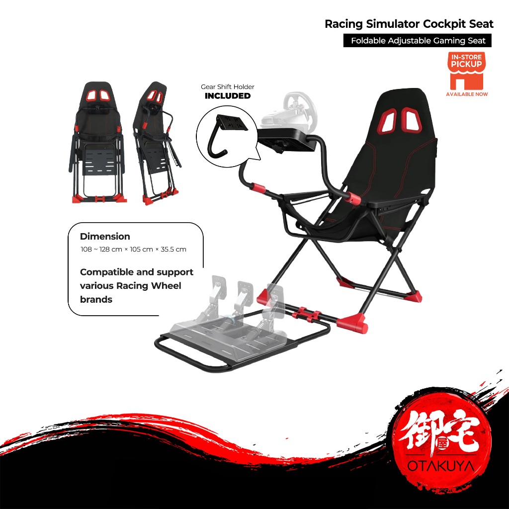 【7.25 SALE】SAIKODA Racing Simulator Gaming Cockpit Racing Seat with ...