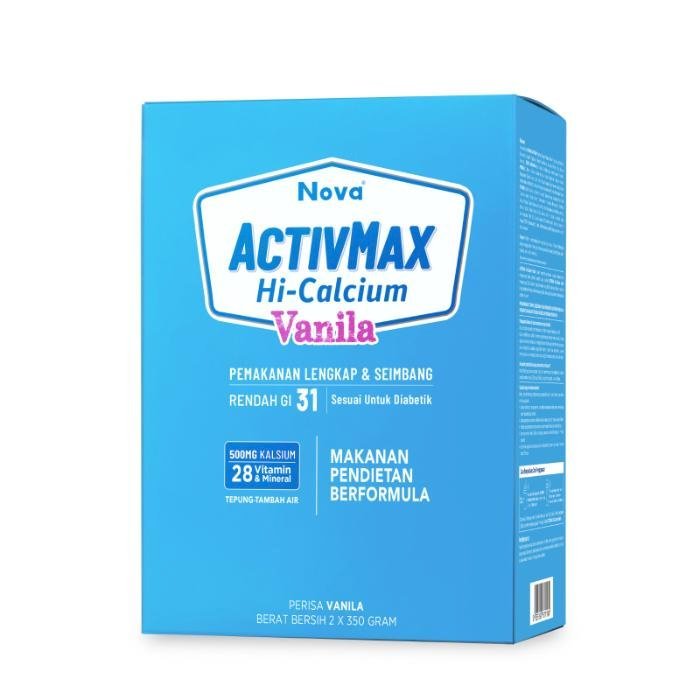 NOVA ACTIVMAX HI-CALCIUM VANILA (2'S X 350GM) | Shopee Malaysia
