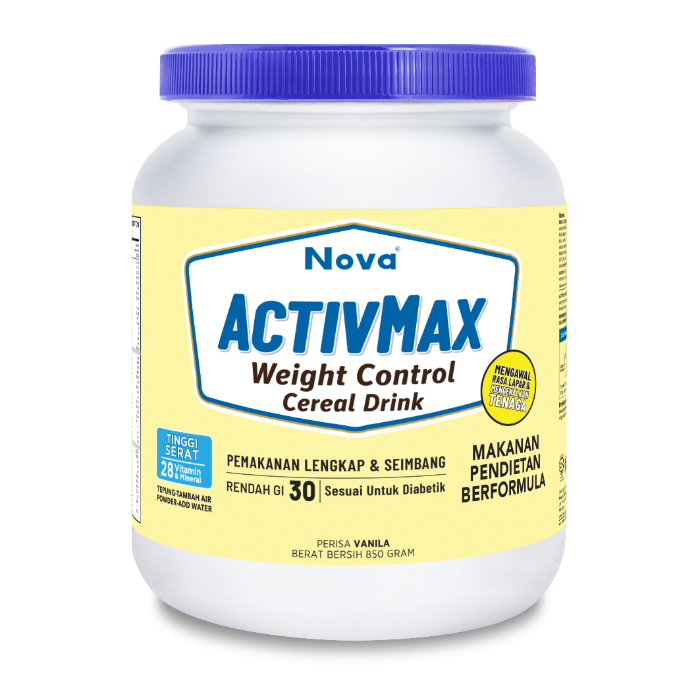 Nova Activmax Weight Control Cereal Drink 850G | Shopee Malaysia