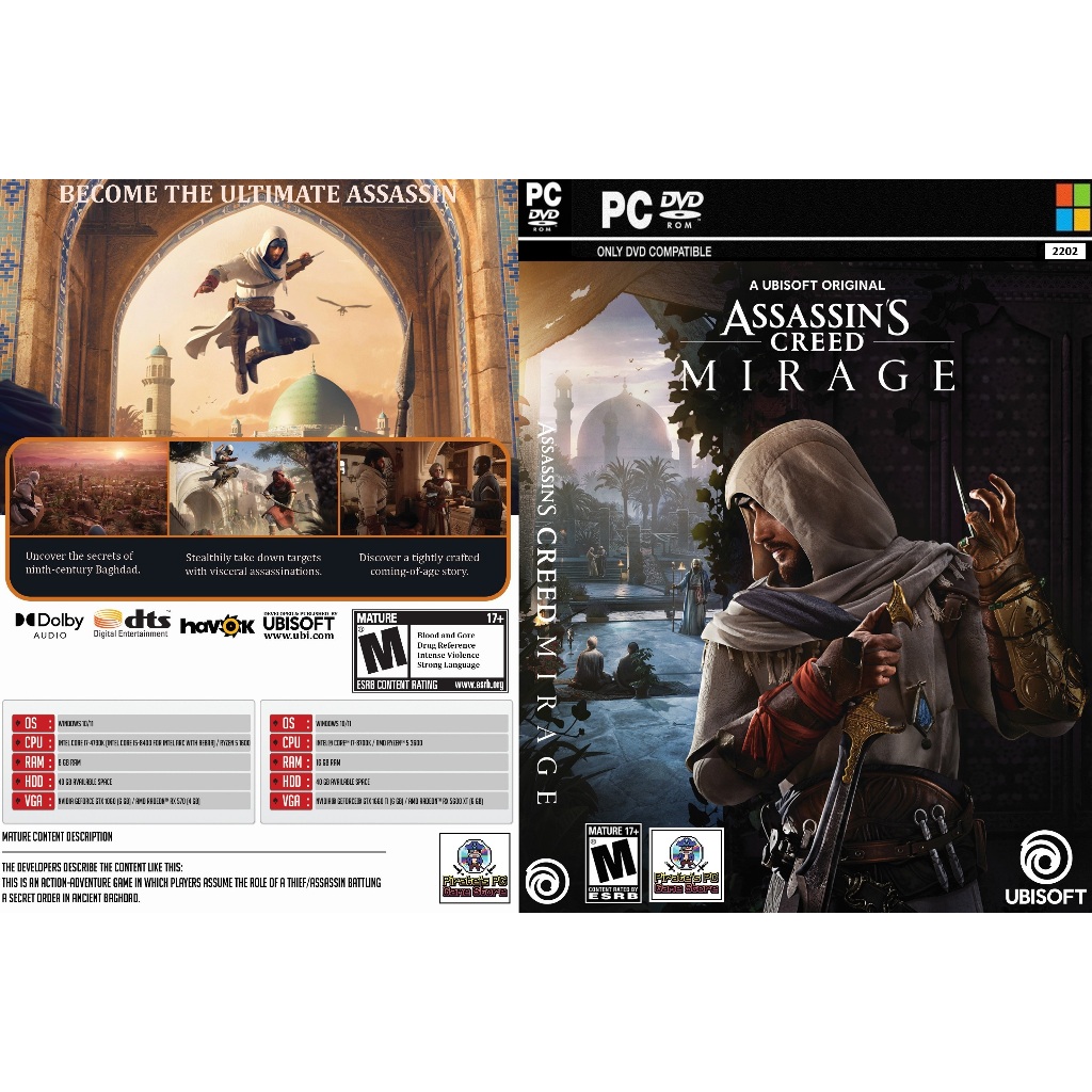 (PC DVD) Assassin's Creed Mirage: Master Assassin Edition | Shopee Malaysia
