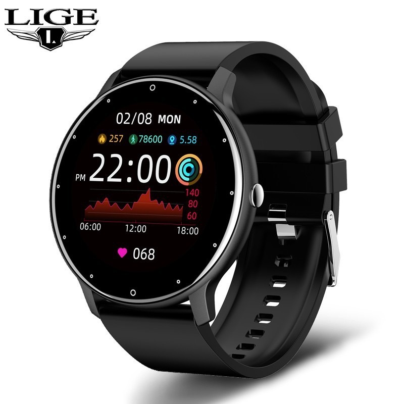 Lige Touch Screen IP68 Waterproof Design Sport Smart watches & Fitness ...