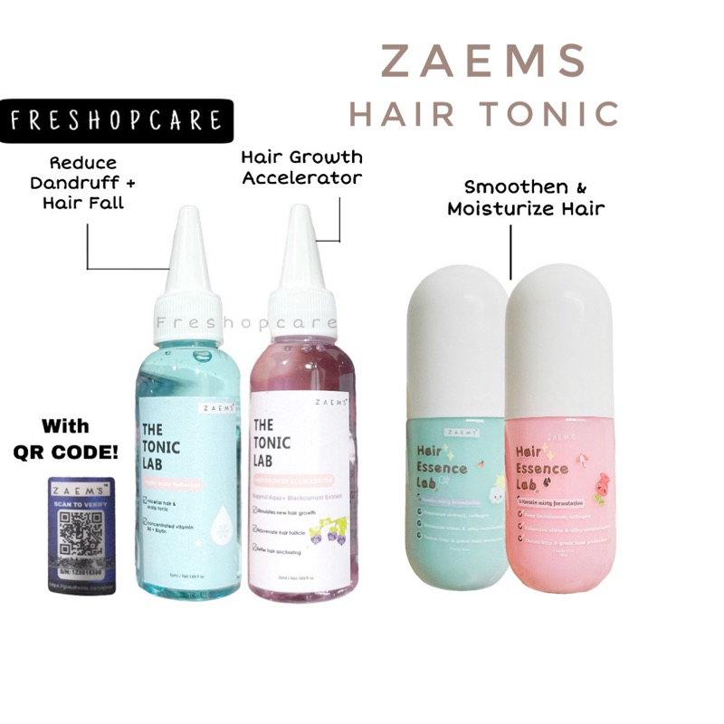 ZAEM's. The Tonic Lab (50ml) | Hair Essence Lab (100ml) | Shopee Malaysia