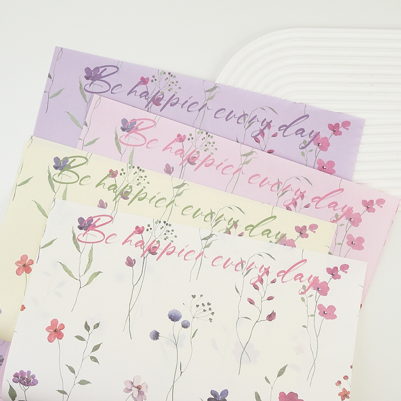READY STOCK EzWrap.my INS Spring Breeze Craft Wrapping Paper Florist ...