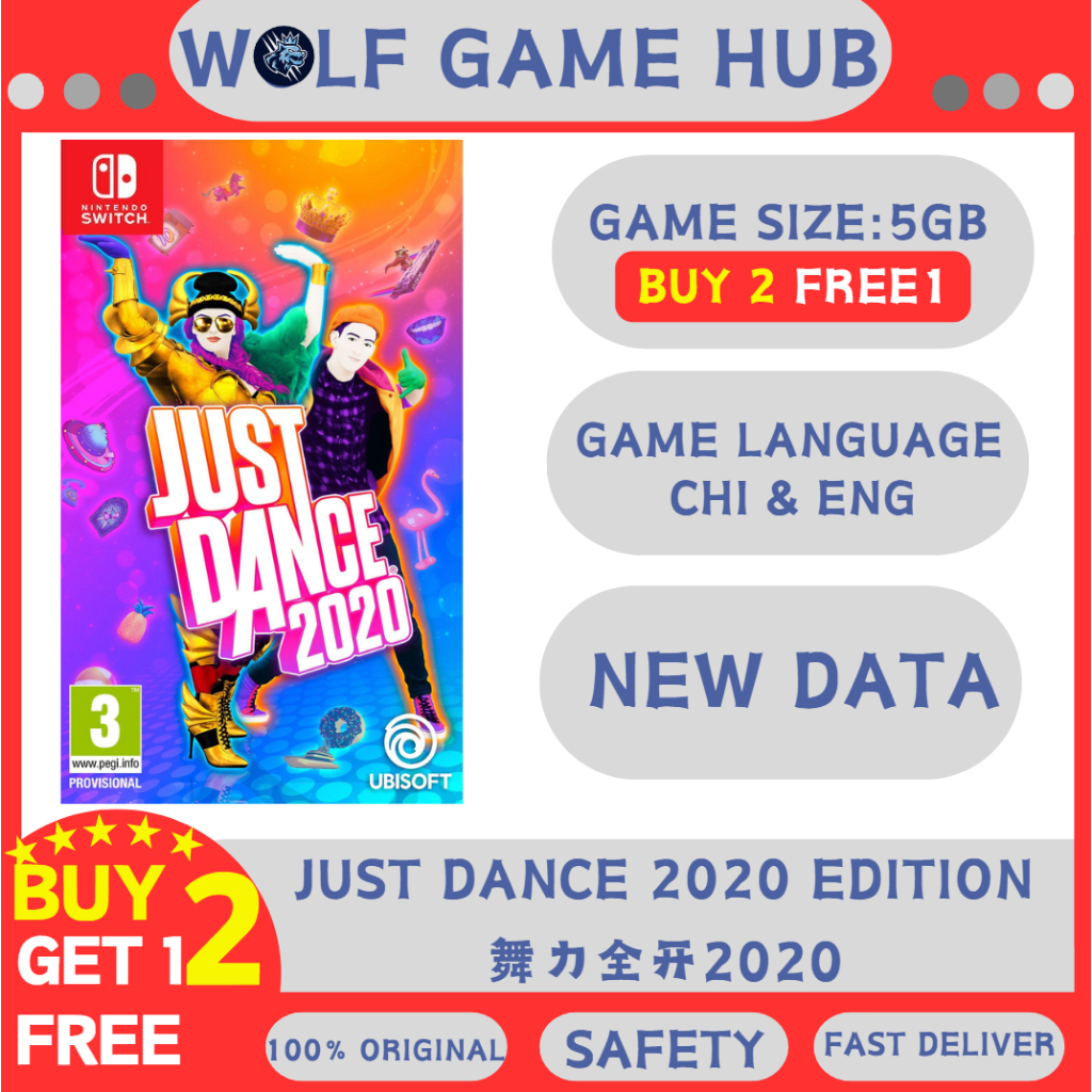 Just Dance 2020 Edition BUY 2 FREE 1 (Nintendo switch) Digital Game ...