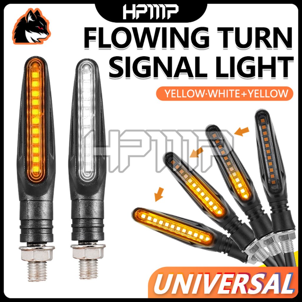 Universal LED Signal Light Sequential Light 10mm Flowing 2pcs Running ...