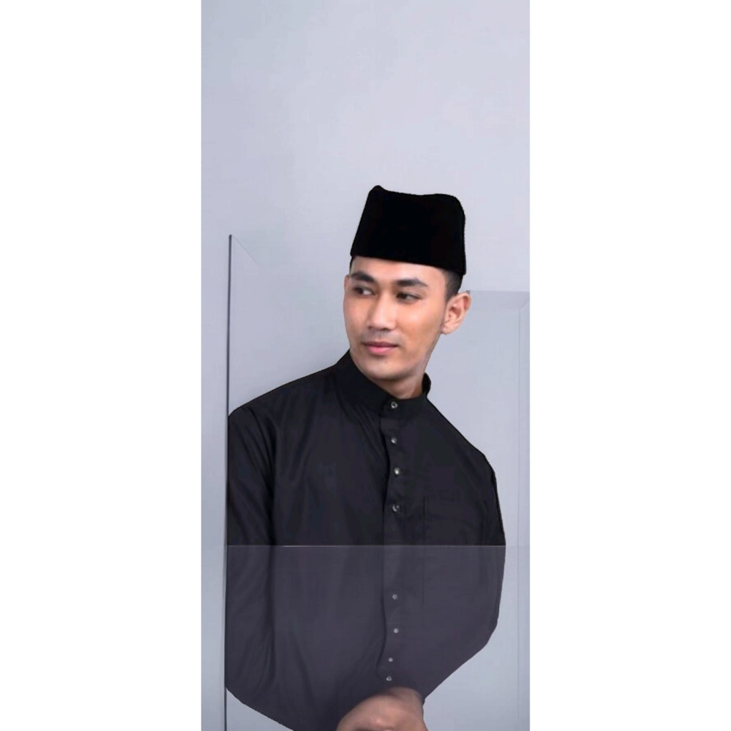 Songkok Biasa Melayu Budak Dan Dewasa Crown Rendah 3"1/2 Width Box ...