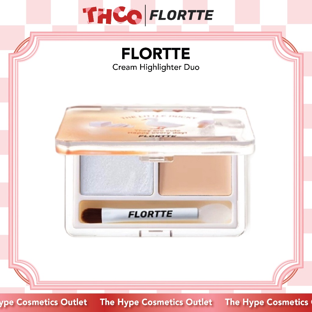 FLORTTE Cream Highlighter Duo 花洛莉亚双色高光膏 | Shopee Malaysia