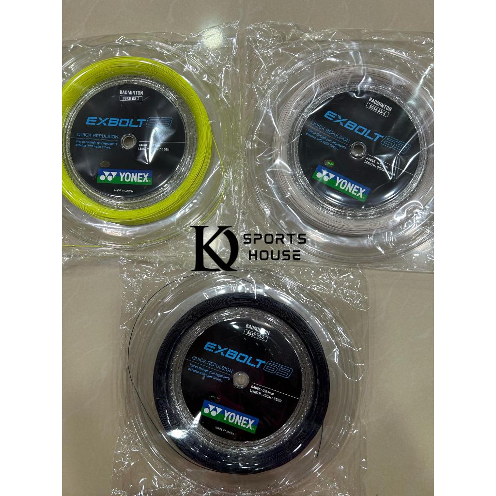 Yonex Exbolt 63 String (Roll 200M) | Shopee Malaysia