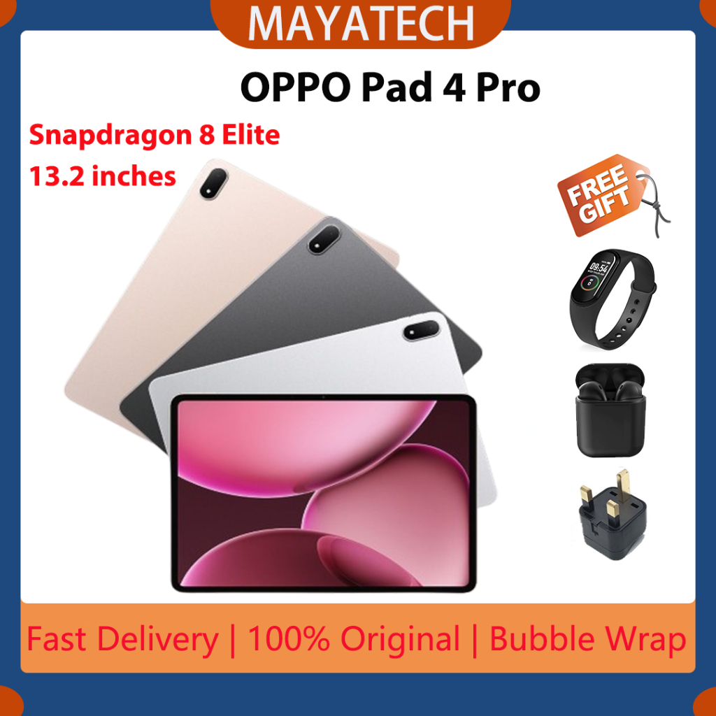 Brand New OPPO Pad 4 Pro Snapdragon 8 Elite (3 nm) 13.2 inches 12140 ...
