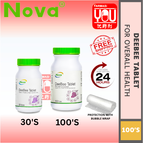 [YOUPHARMACY] NOVA DEEBEE TABLET 30'S/100'S | Shopee Malaysia