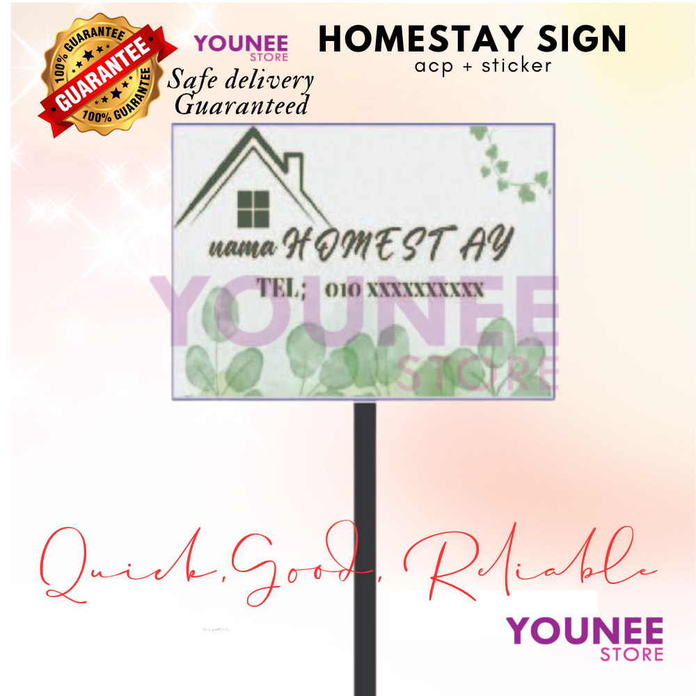 Signboard home stay tepi jalan, homestay direction signboard, signboard ...