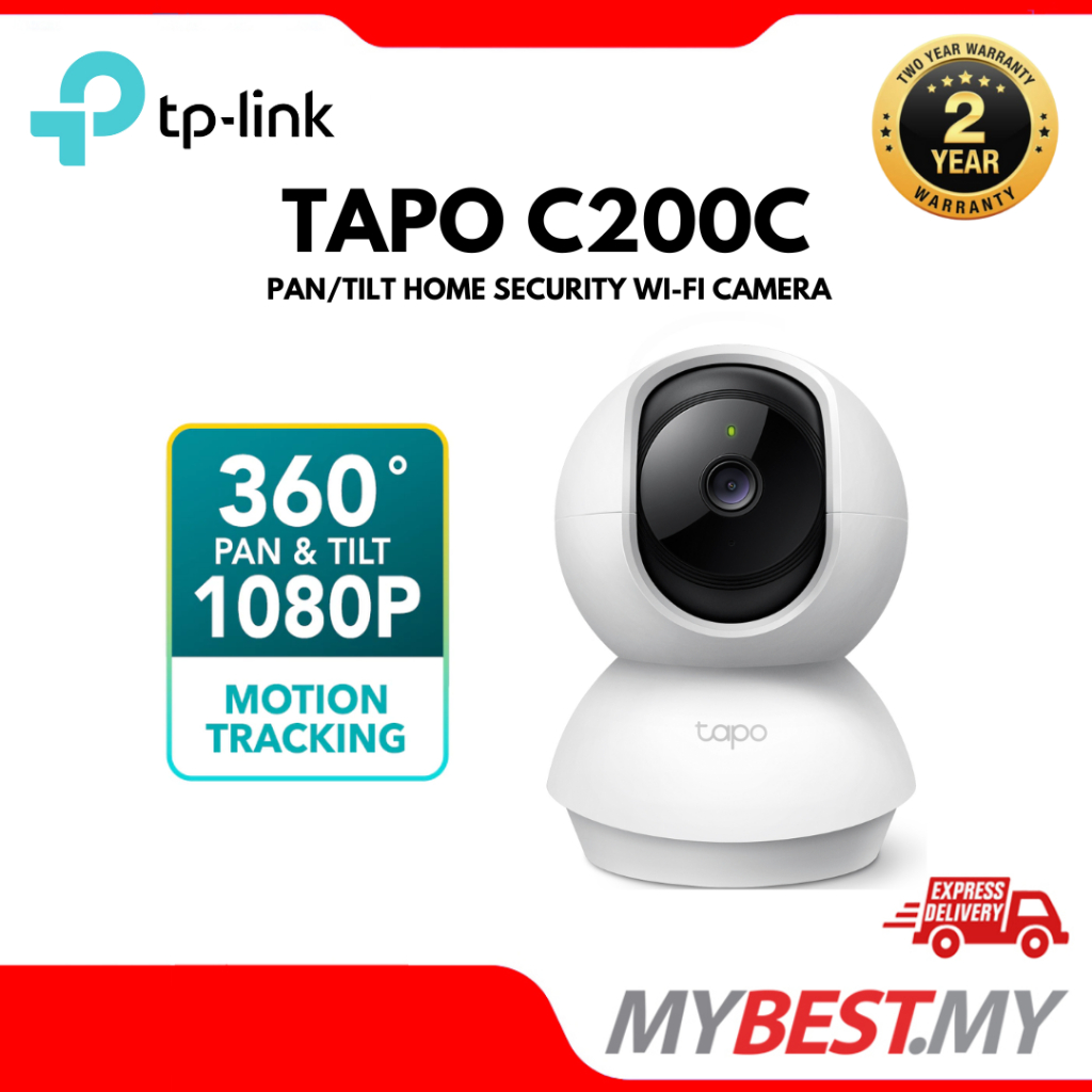 TP-LINK TAPO C200C Pan/Tilt Home Security Wi-Fi Camera | Shopee Malaysia