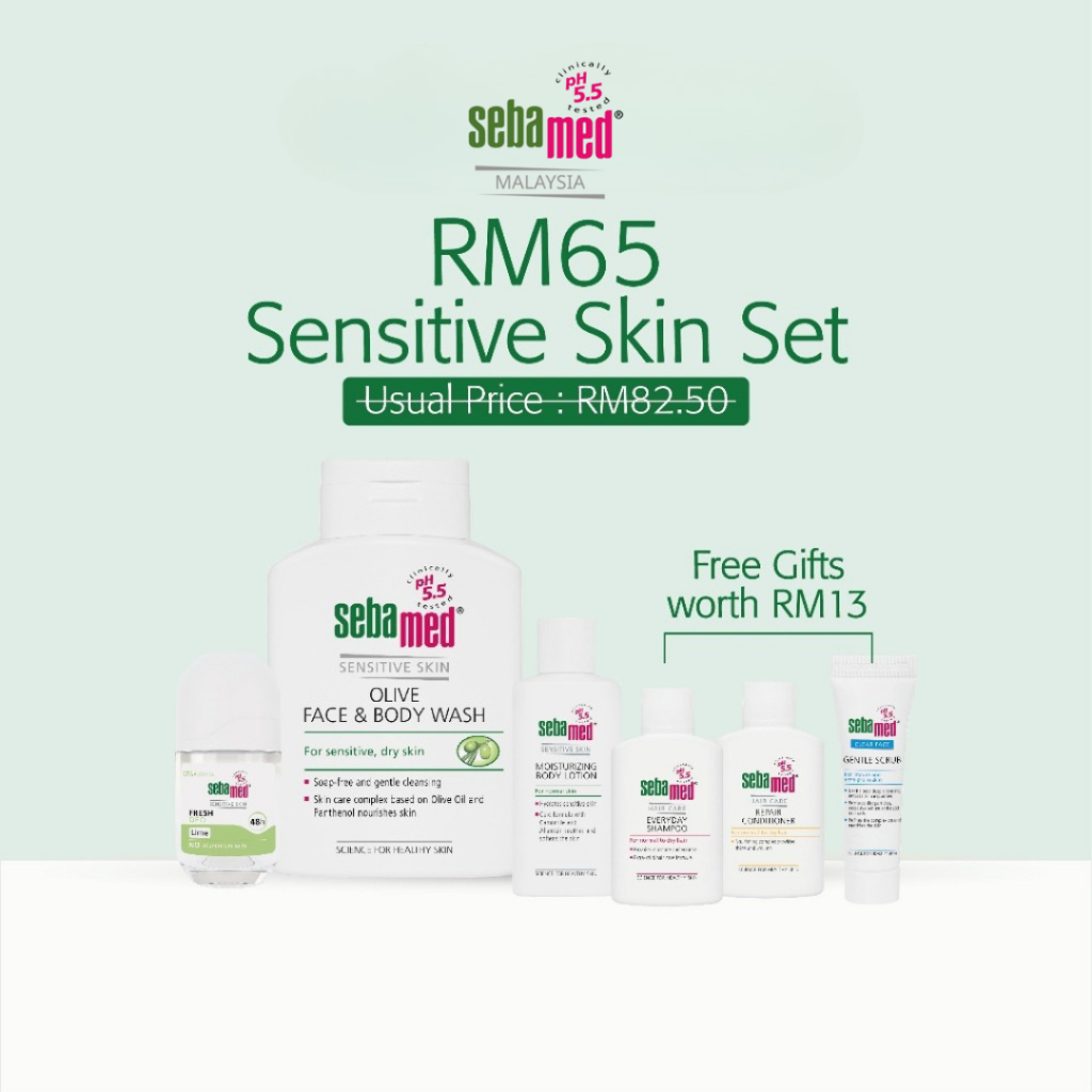 Sebamed Sensitive Skin Set | Shopee Malaysia