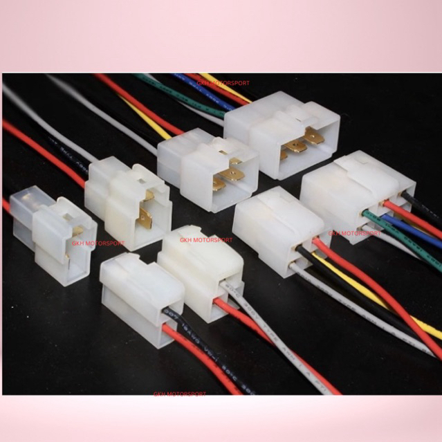 UNIVERSAL TAIWAN 1PIN 2PIN 3PIN 4PIN 6PIN 6.3MM SOCKET WITH WIRE SET ...