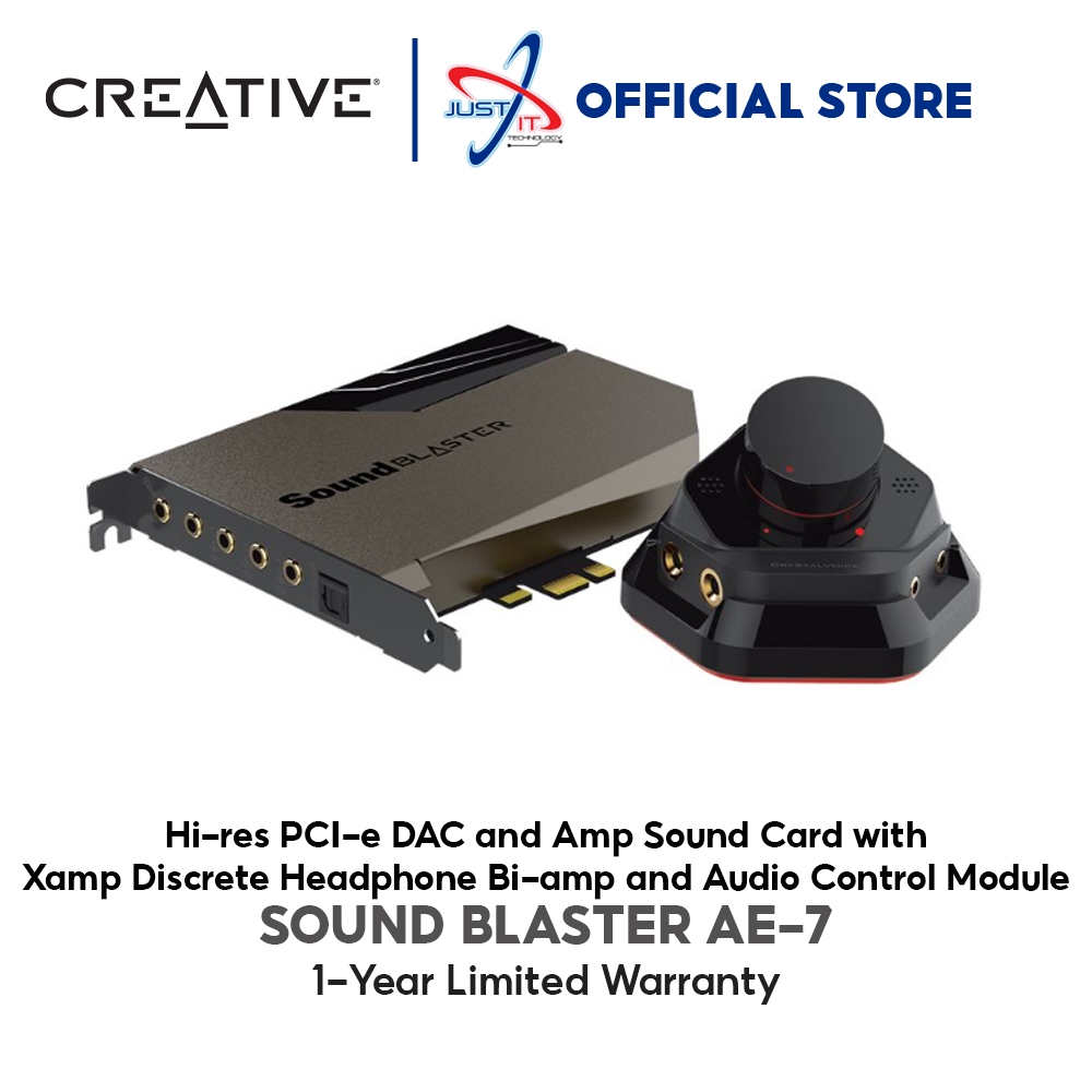 CREATIVE SOUND BLASTERX AE-7 PCI-E DAC/AMP SOUND CARD | Shopee Malaysia