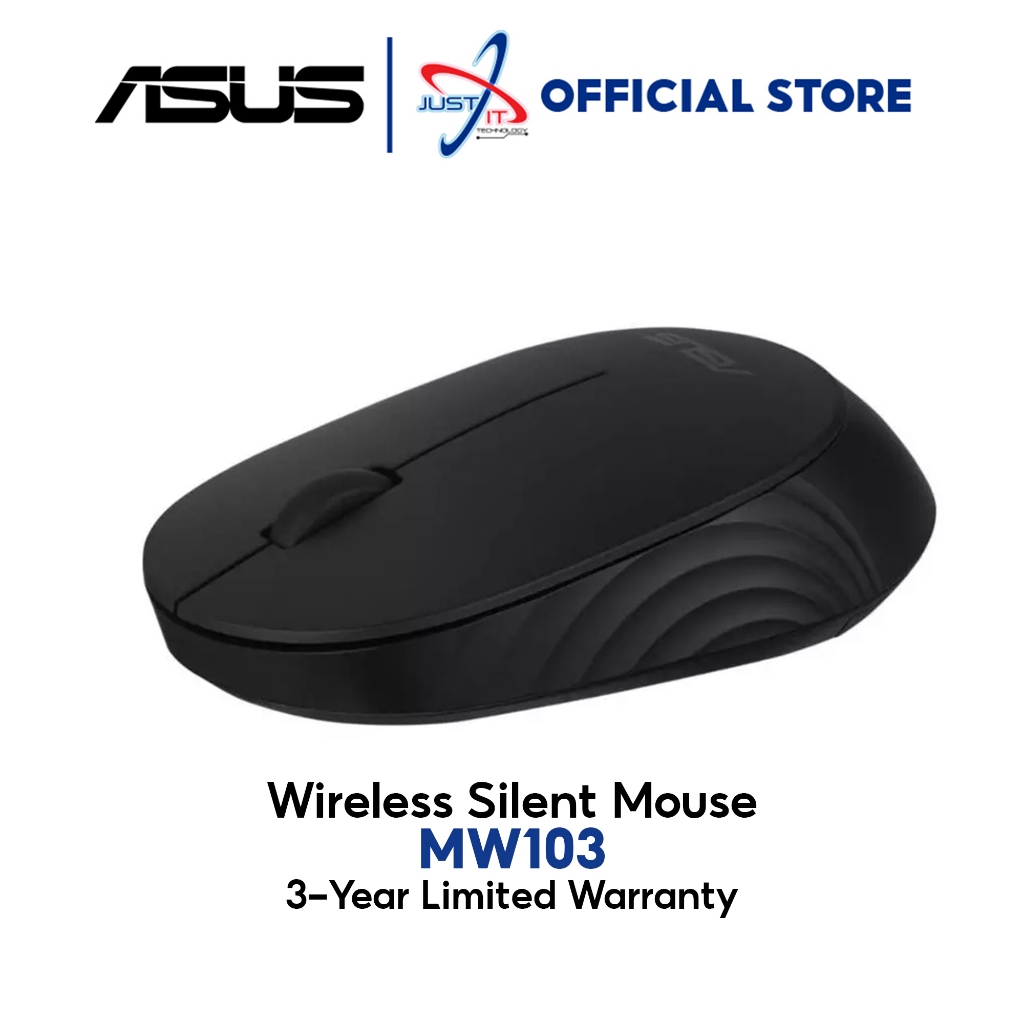ASUS MW103 WIRELESS SILENT MOUSE - BLACK | Shopee Malaysia