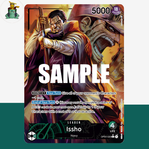LEADER Issho OP04-020 Tier Premium optcg one piece card Game Diy ...
