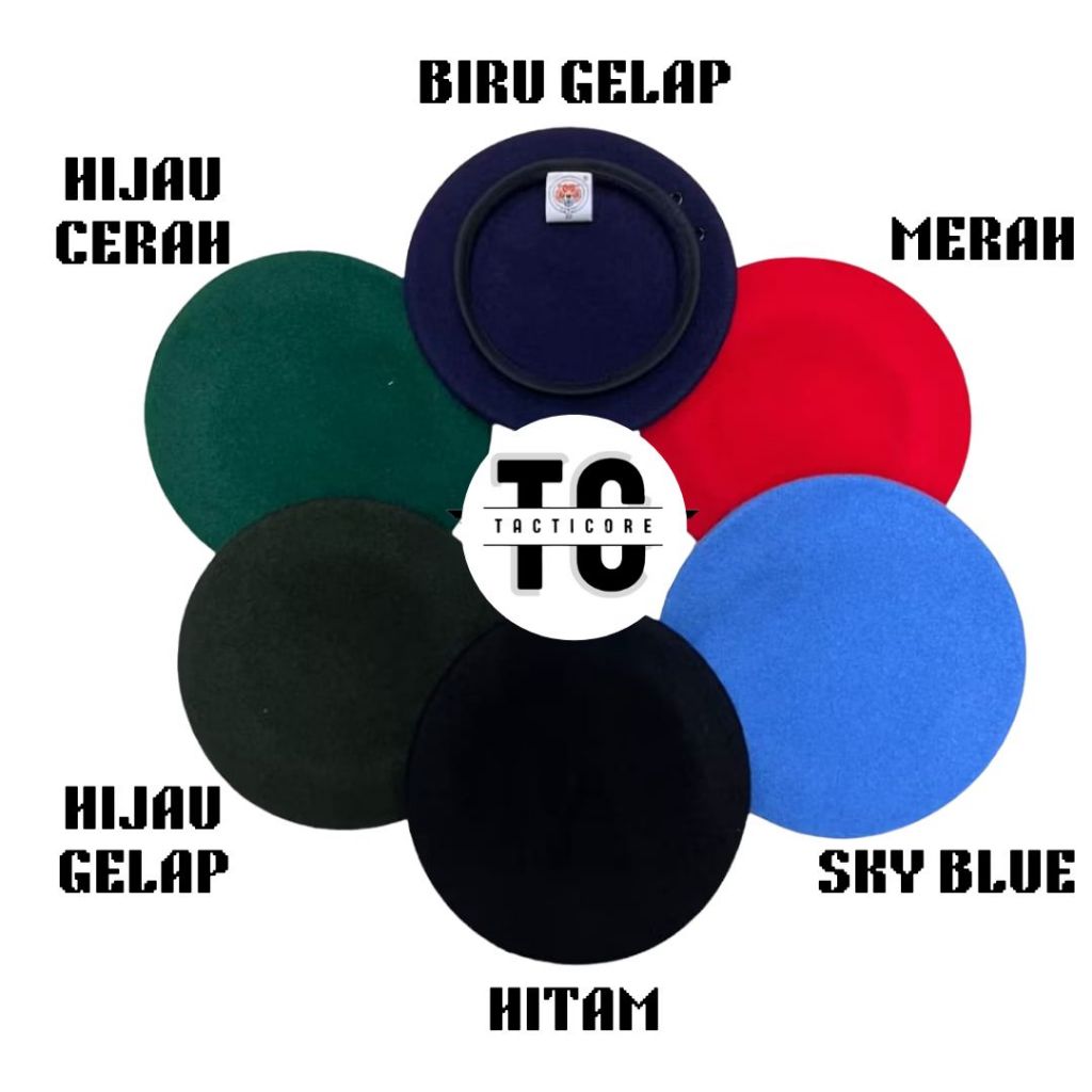 [TACTICORE] BERET HARIMAU PELBAGAI WARNA TIADA TALI ADJUST READY STOCK | Shopee Malaysia