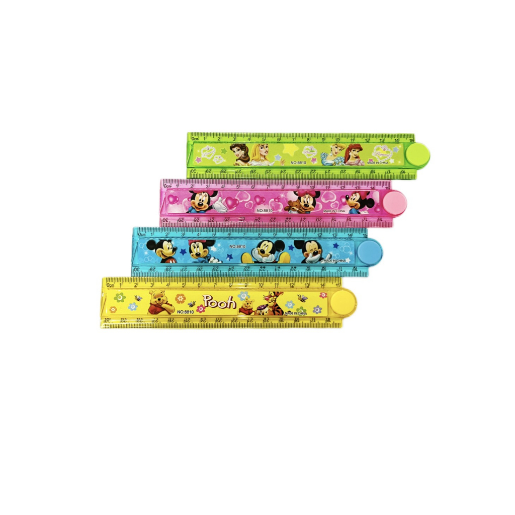 30cm Foldable Ruler No:8810 Princess&Mickey Mouse / Pembaris Lipat ...