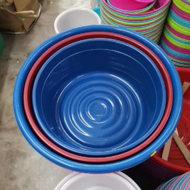 Basin plastik Tebal/Basin Besar Handle /Plastic basin/Basin basuh/Basin ...