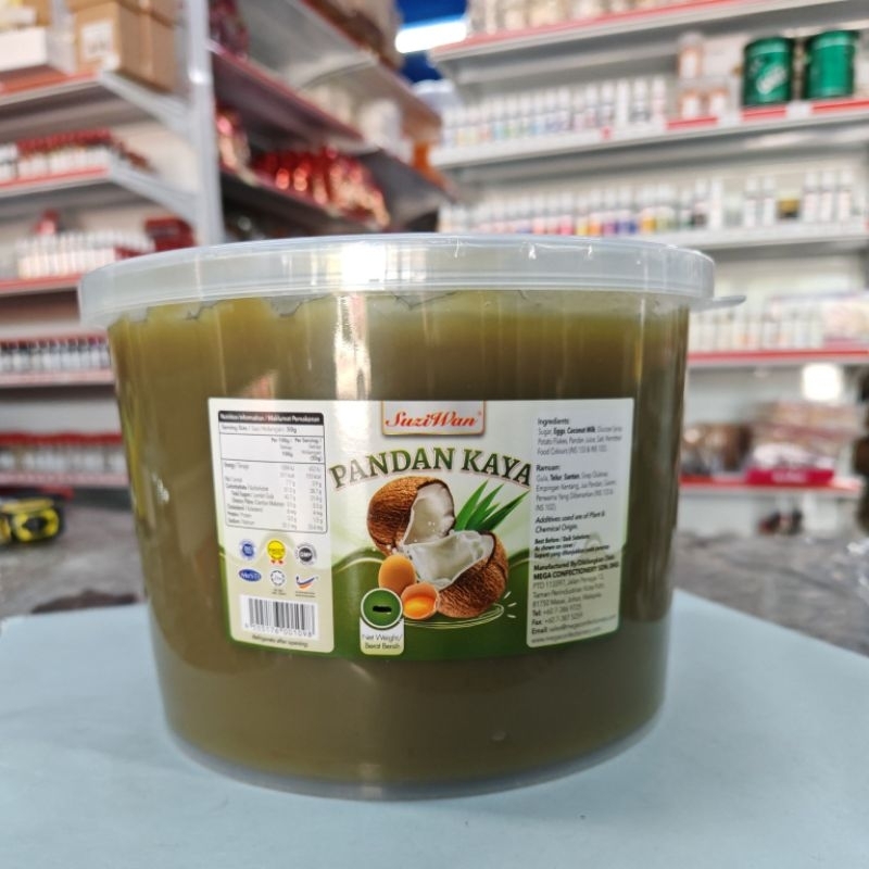 Pandan Kaya spread 5kg suziwan | Shopee Malaysia
